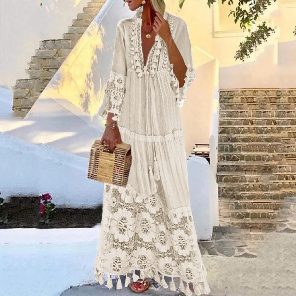 Izzy | Boho Lace Elegance Dress – Eve & Claire